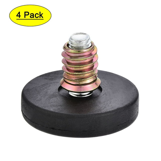 Uxcell M8 Furniture Leveler Threaded Insert Nut Kit 40x28mm 4 Sets ...