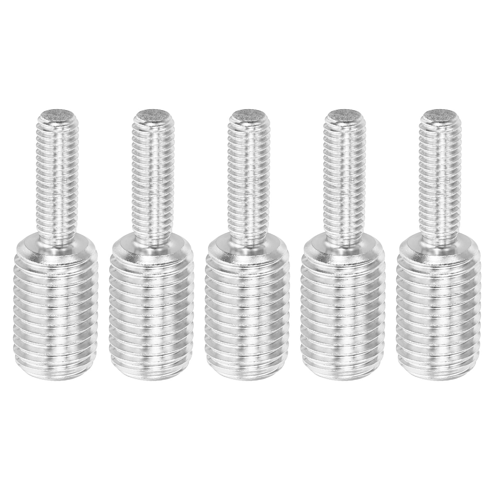 Uxcell M8*M16*50mm Double End Threaded Stud Screw Bolt, 5 Pack 304 Stainless - Walmart.com