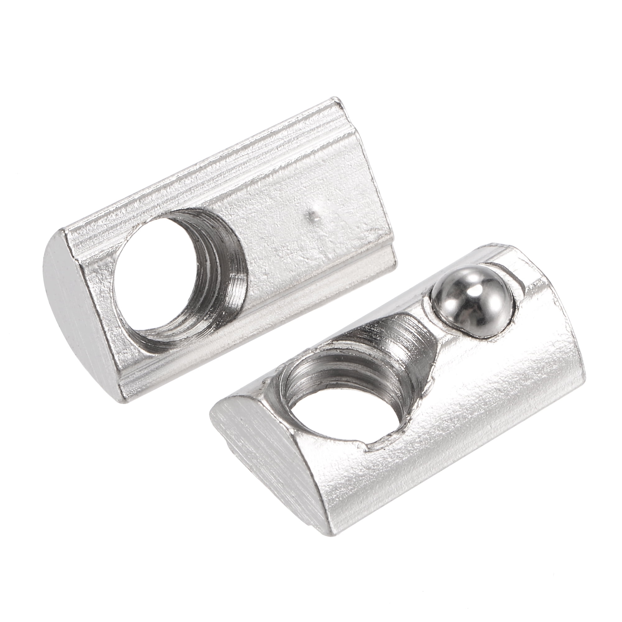 Uxcell M8 Roll in Spring T-nut with Ball Carbon Steel for 3030 Series ...