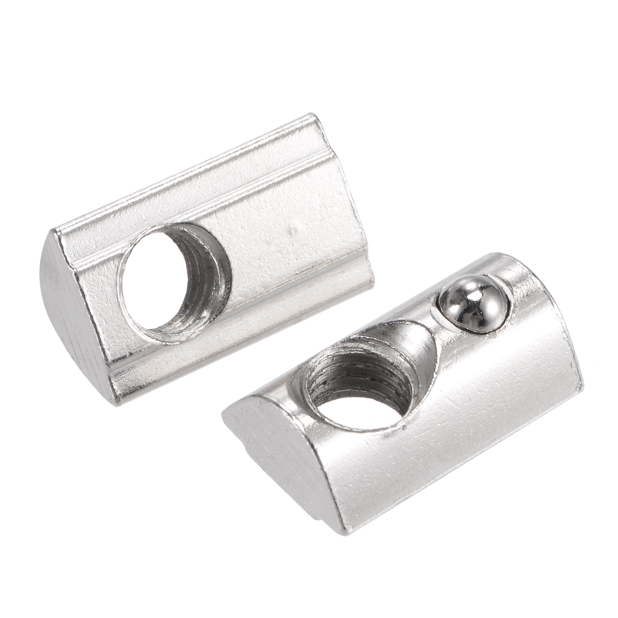 Uxcell M8 Roll in Spring T-nut with Ball Carbon Steel for 4040 Series ...