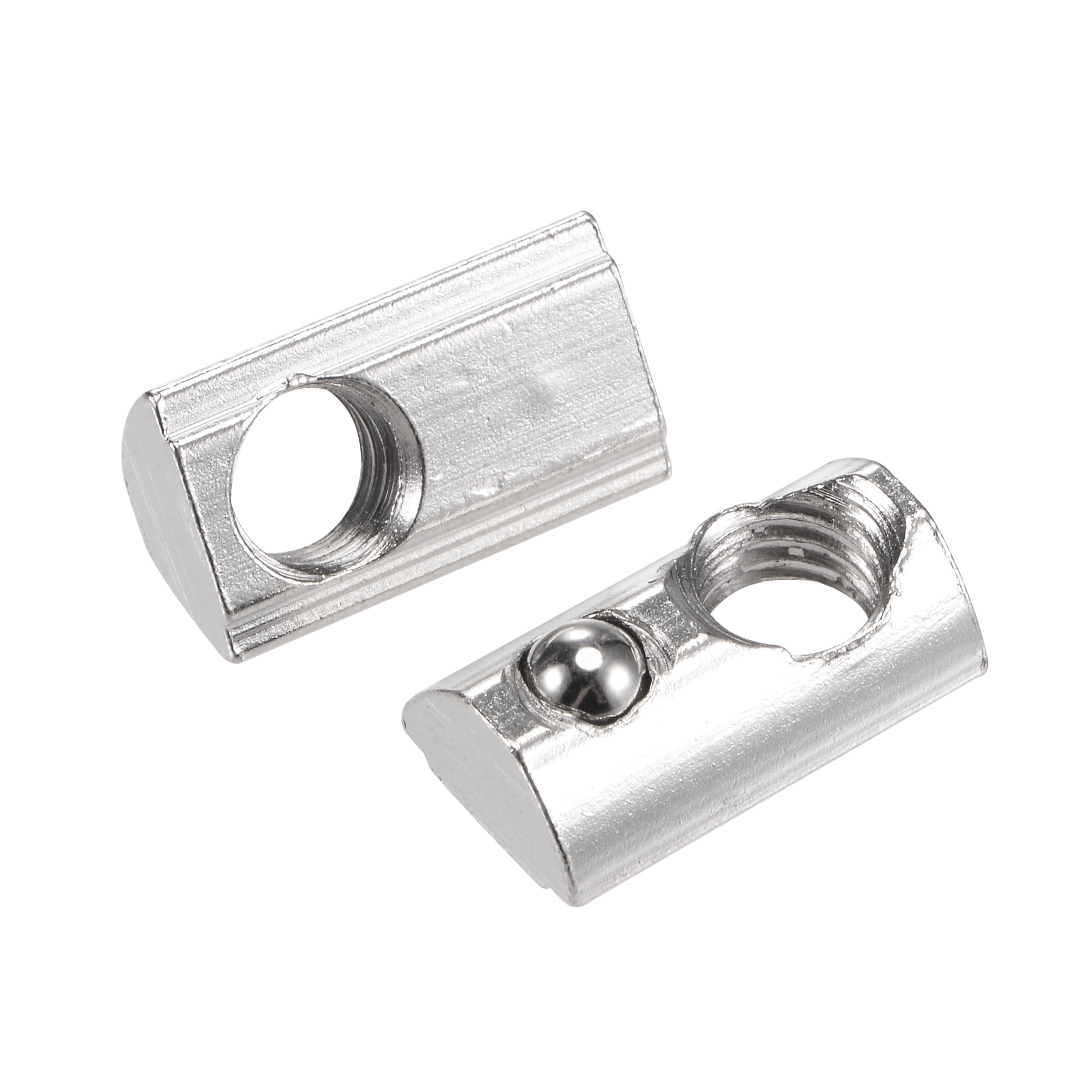 Uxcell M8 Roll in Spring T-nut with Ball for 3030 Series Rail with 8mm ...