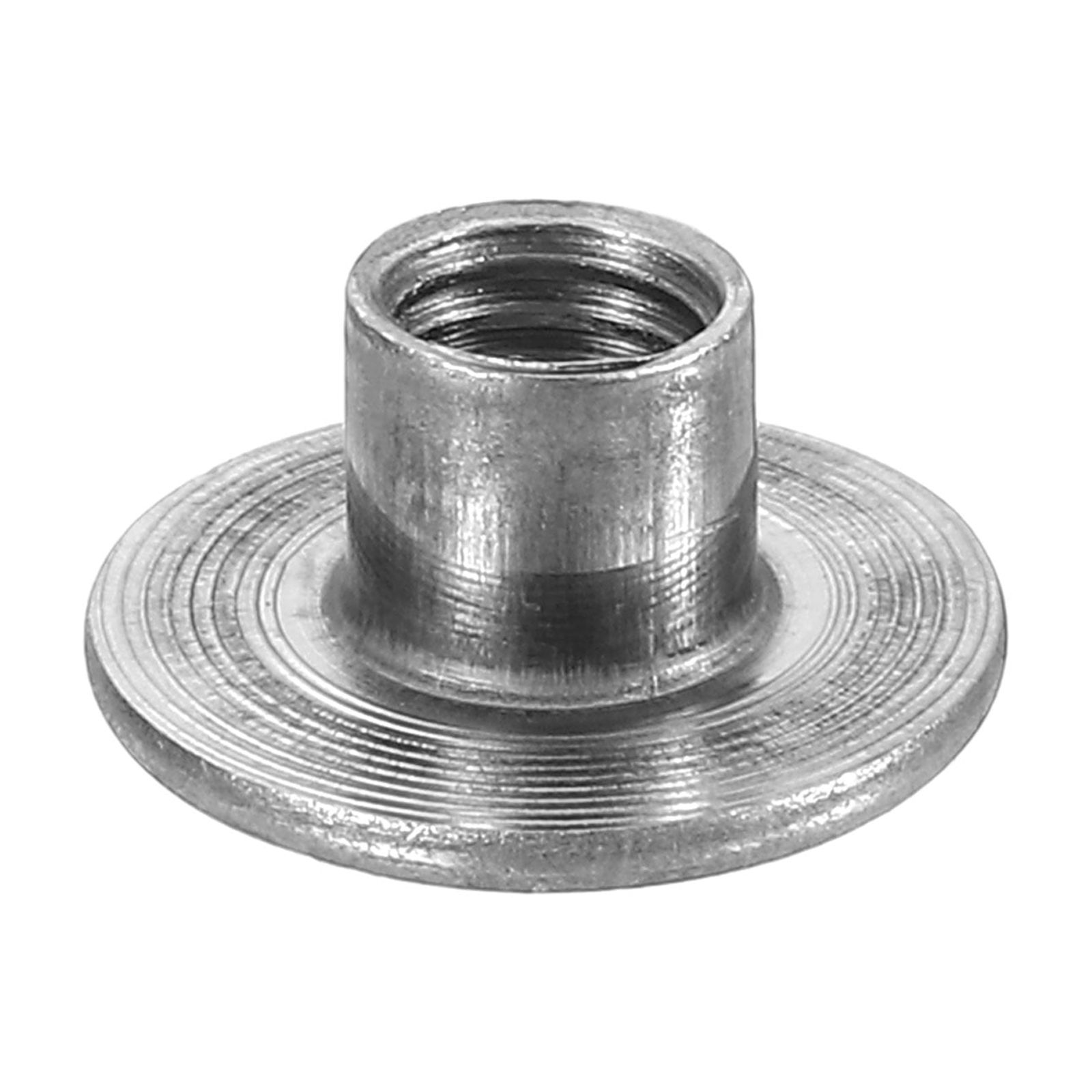 Uxcell M8 T-nuts, 50pcs Carbon Steel Tee Nut Round Base Weld Nut 10mm ...