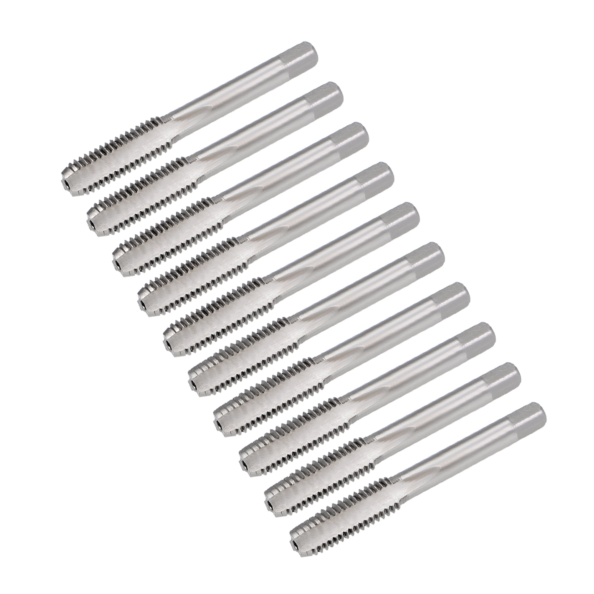 Uxcell M8 Thread 1.25 Pitch Metric 3 Straight Flute High Speed Steel ...