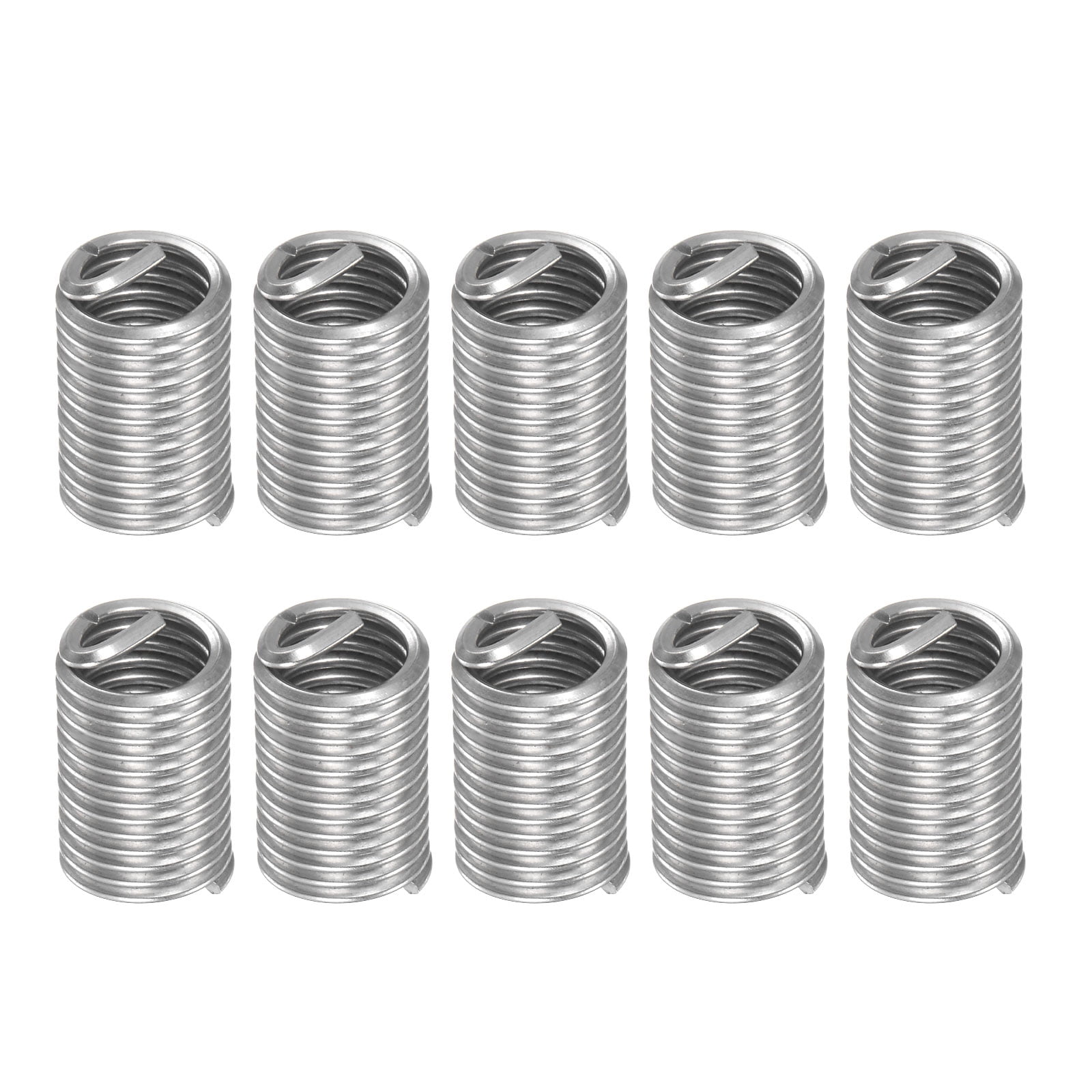 Uxcell M8 x 1.25 2.5D 20mm 304 Stainless Steel Wire Thread Insert ...