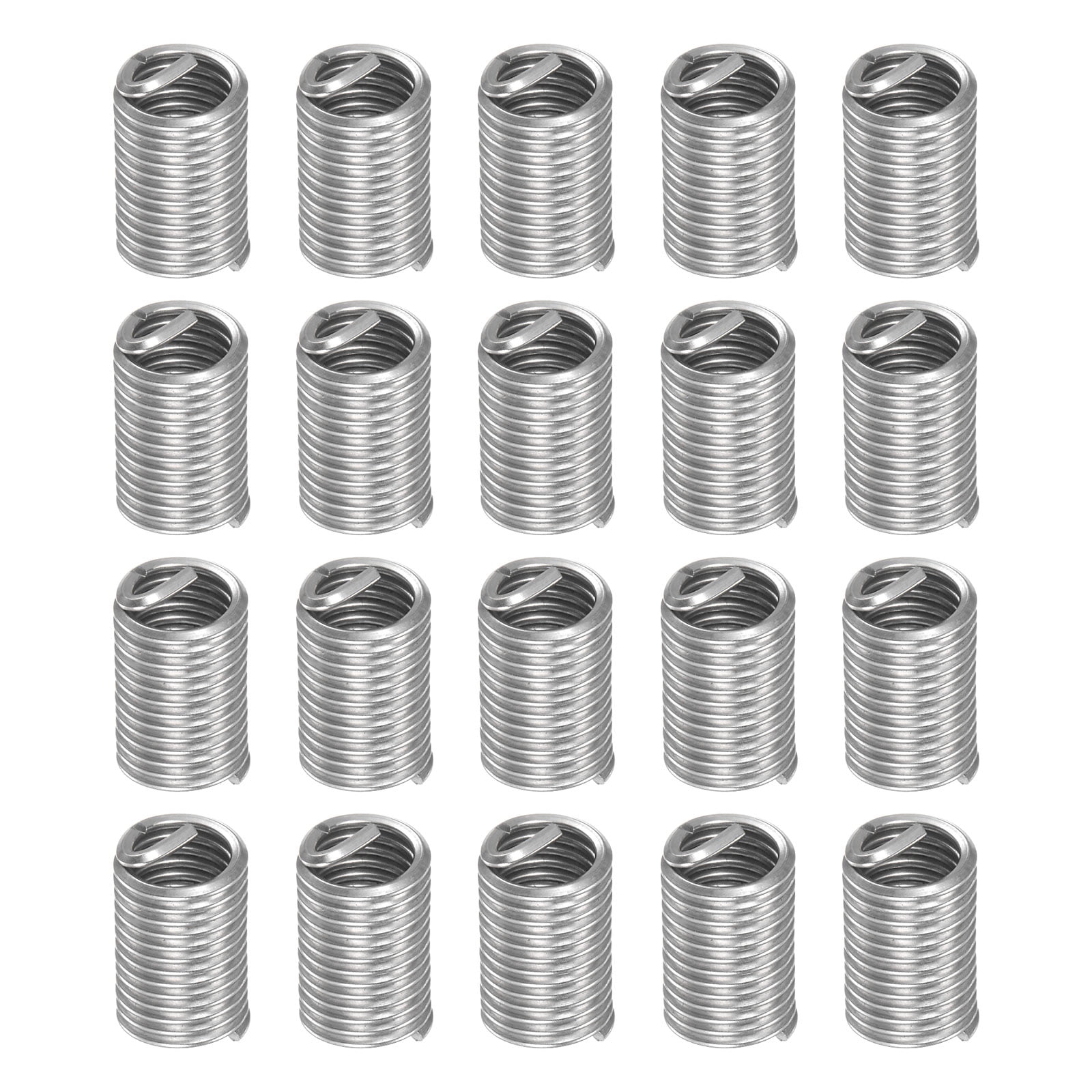 Uxcell M8 x 1.25 2.5D 20mm 304 Stainless Steel Wire Thread Insert ...