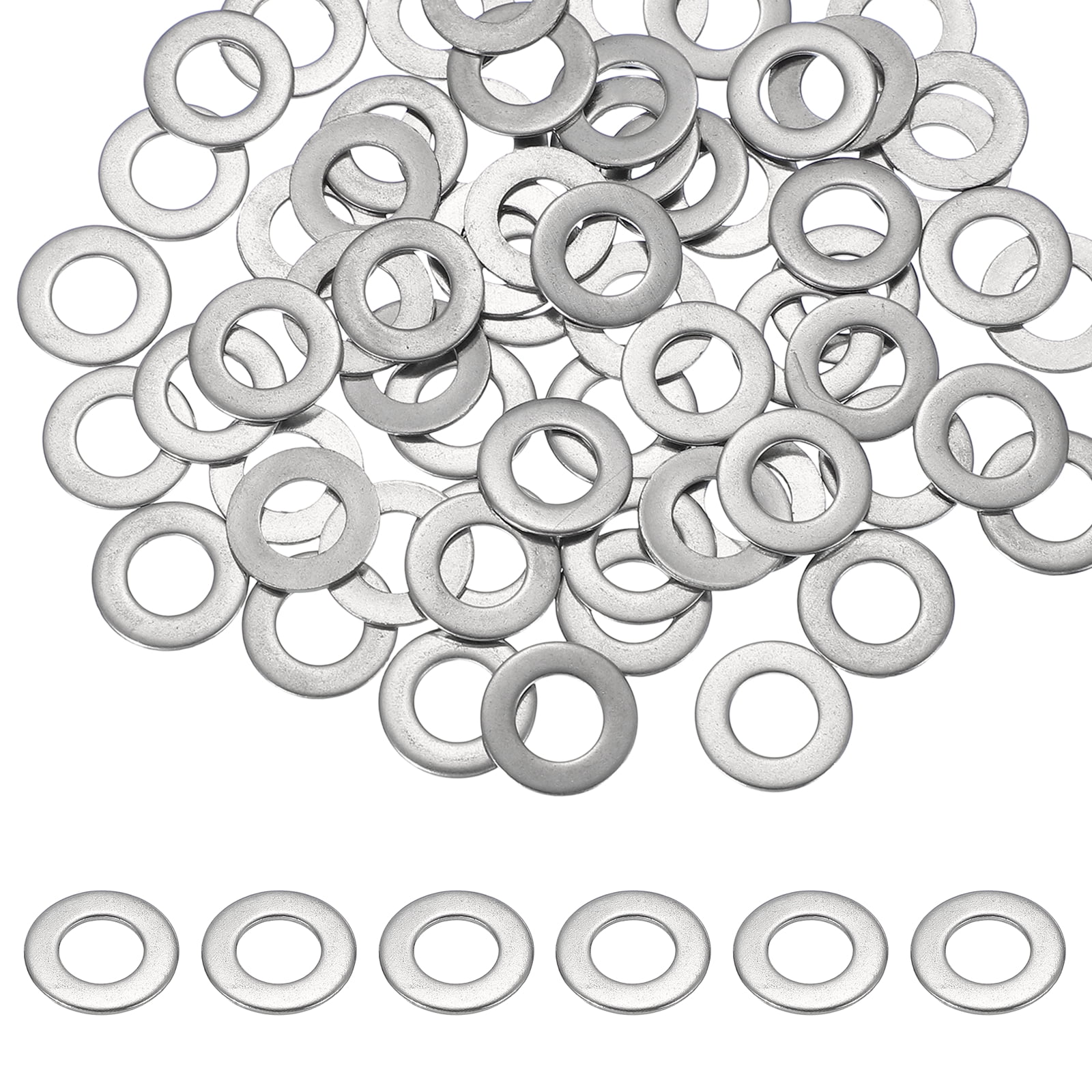 Uxcell M8 x 16mm Metal Screw Washers Set, 66Pcs 304 Stainless Steel ...