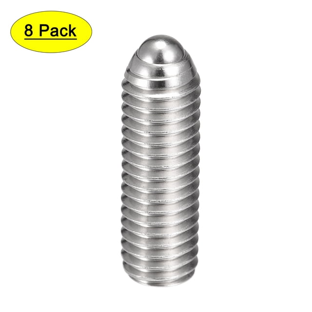 Uxcell M8 x 25mm 304 Stainless Steel Spring Hex Socket Ball Point Set ...