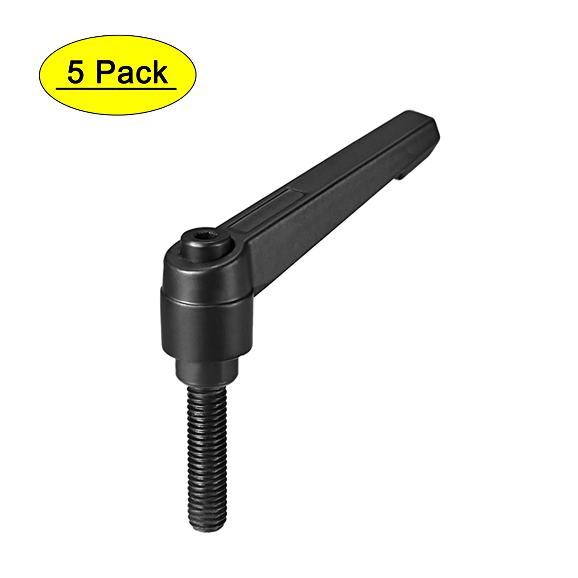 Uxcell M8 x 32mm Metric Adjustable Clamping Lever Handle with Durable ...