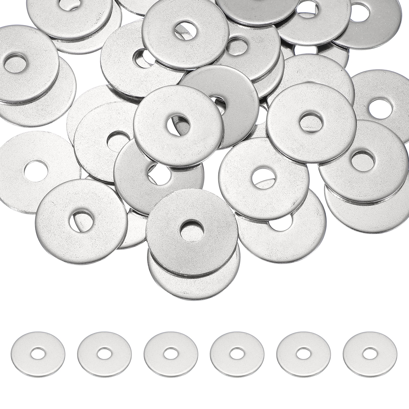 Uxcell M8 x 35mm Metal Screw Washers Set, 36Pcs 304 Stainless Steel ...