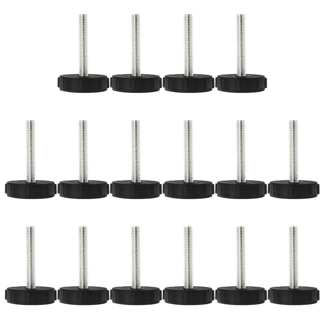 Uxcell M8 x 50 x 40mm Furniture Glide Leveling Feet Adjustable Leveler ...