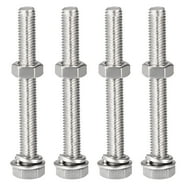 Uxcell M2 x 25mm 304 Stainless Steel Pan Head Screws Nuts w Washers (25 Sets) - Walmart.com