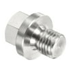 Uxcell M27*1.5 Internal Hex Head Pipe Fitting Plug, Male Thread 45# Steel Socket Plug with ...