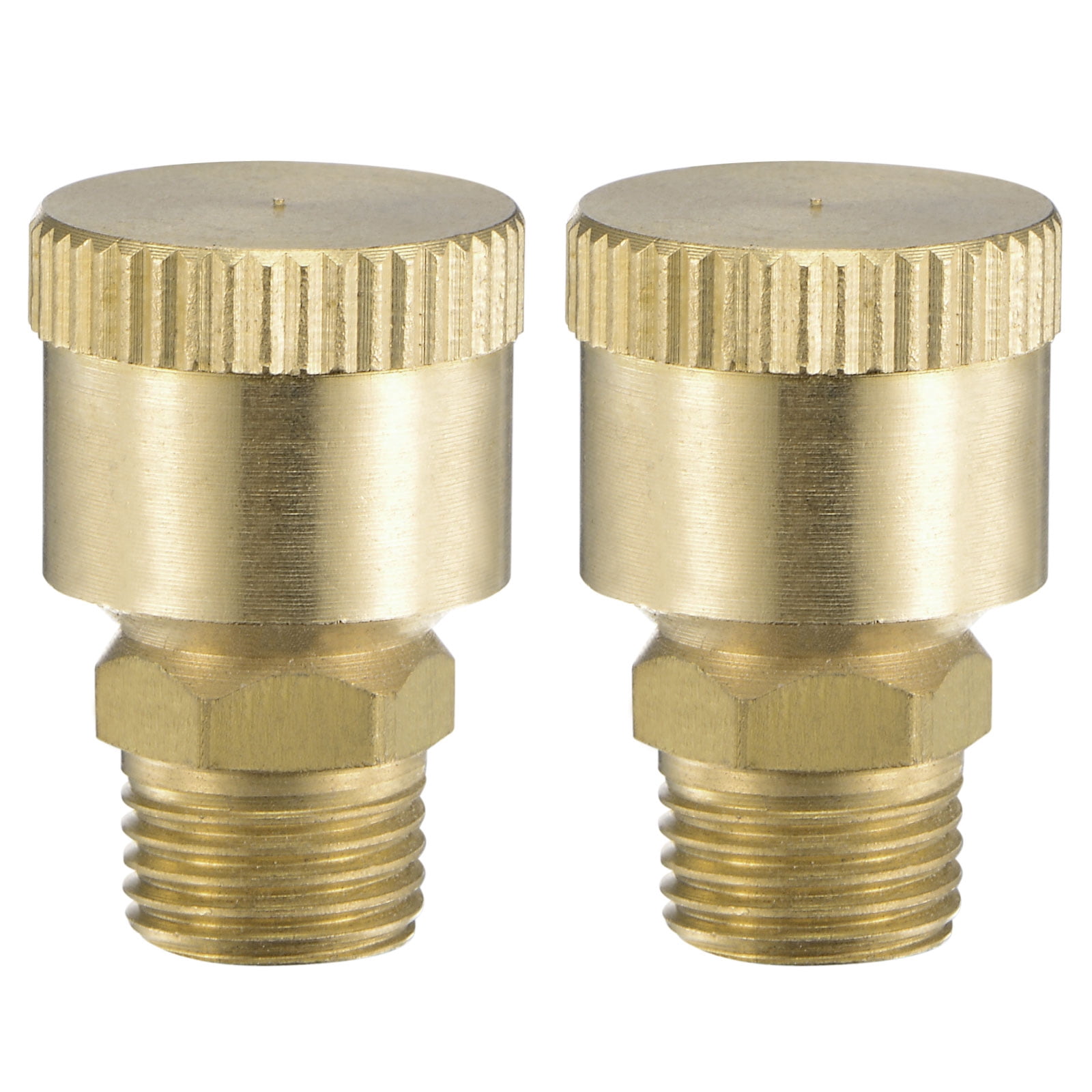 Uxcell M8x1 Male Thread 1.5ml Brass Grease Oil Cup Cap 2Pack - Walmart.com
