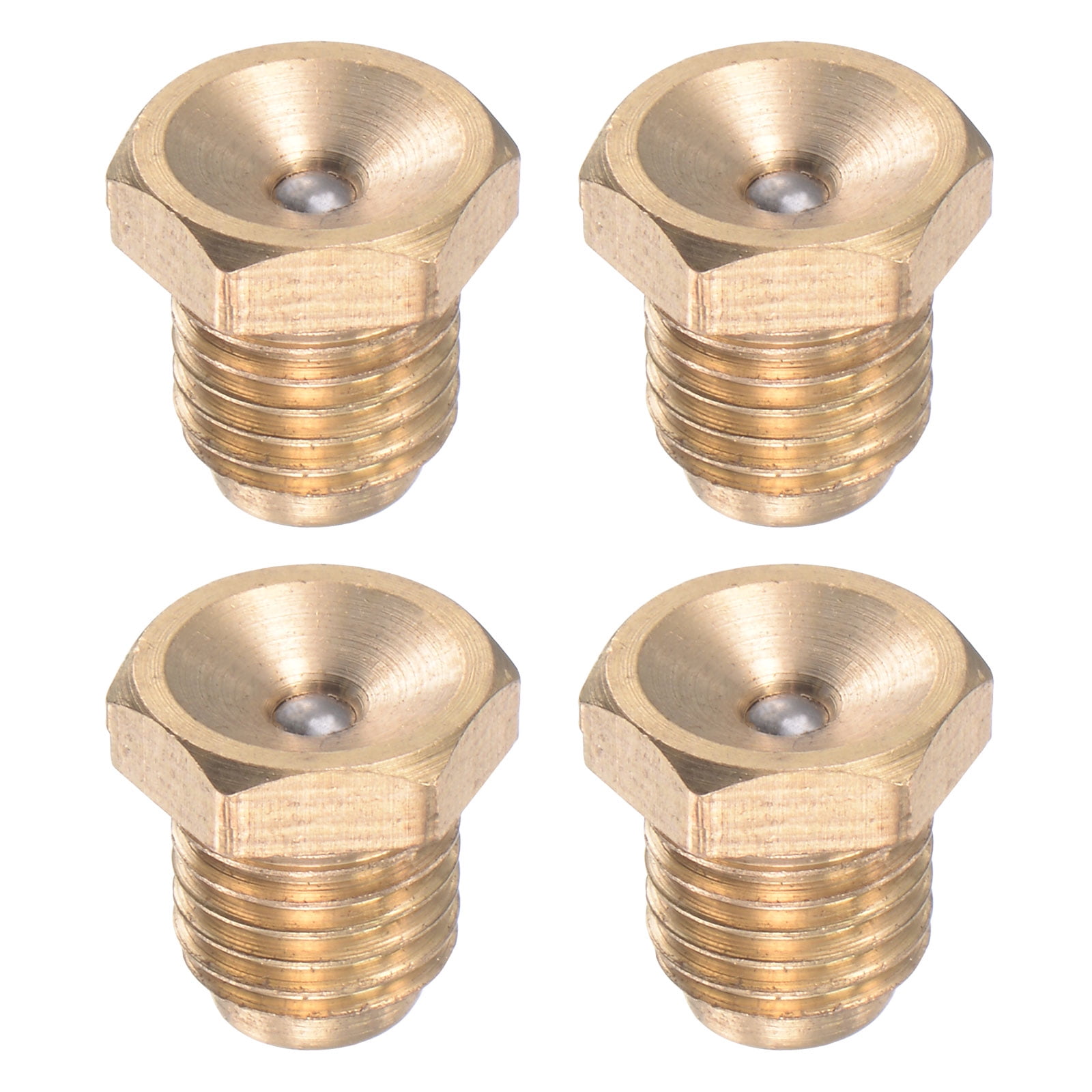 Uxcell M8x1 Stainless Steel Push Button Grease Oil Cup for Lubrication ...