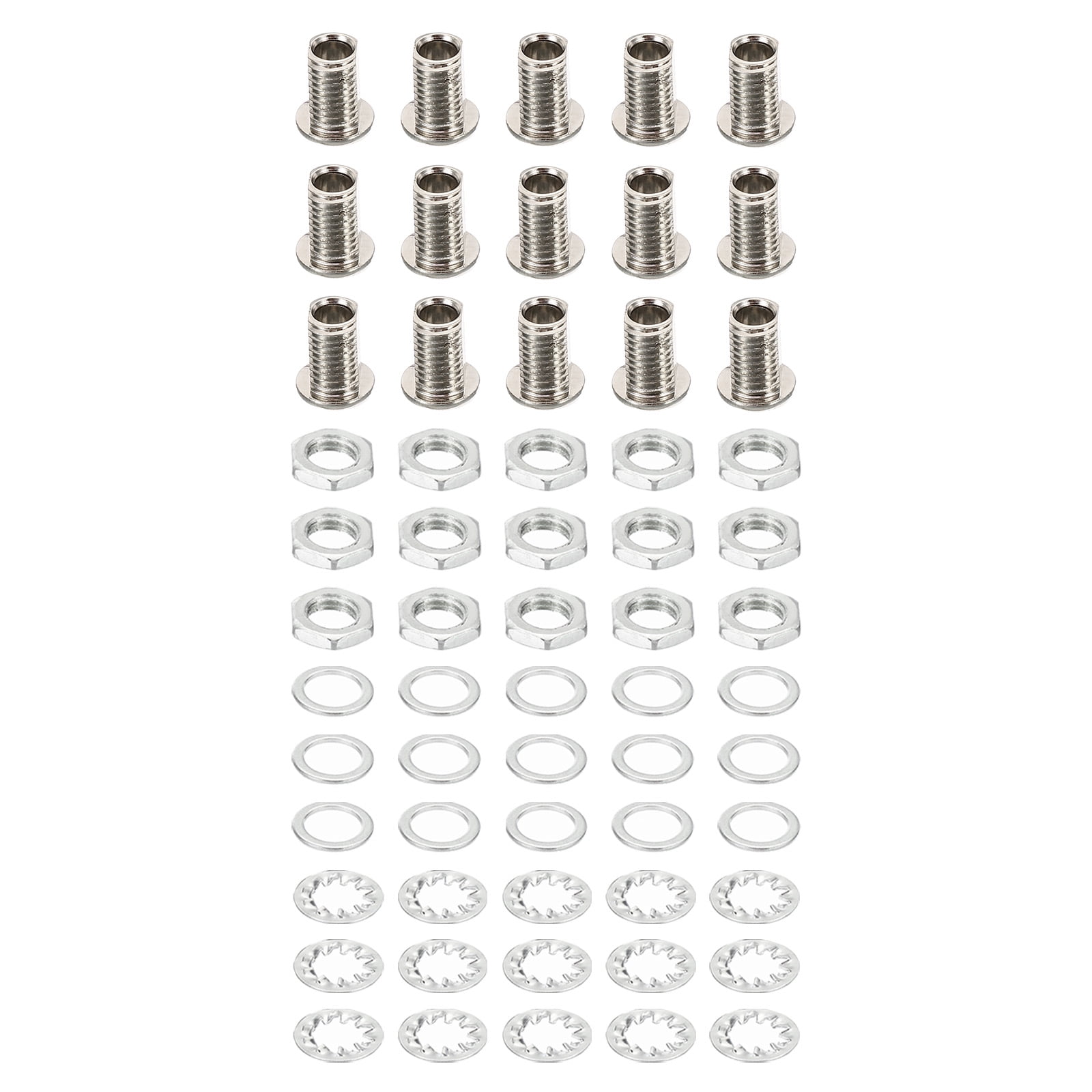 Uxcell M8x12mm Round Head Hollow Screw Bolts Through Hole Bolt ...