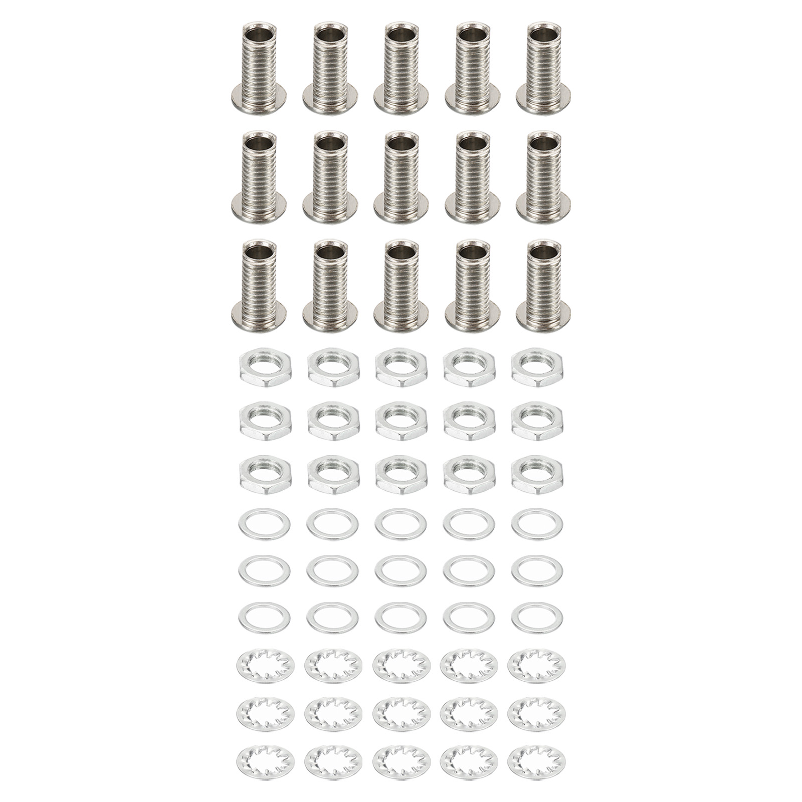 Uxcell M8x15mm Round Head Hollow Screw Bolts Through Hole Bolt ...