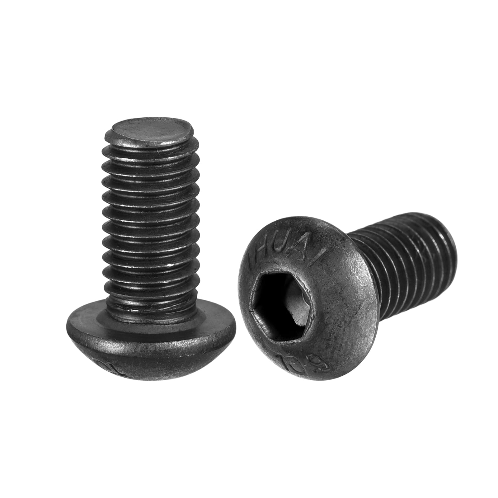 Uxcell M8x16mm Hex Socket Button Head Cap Bolts Screws Alloy Steel ...