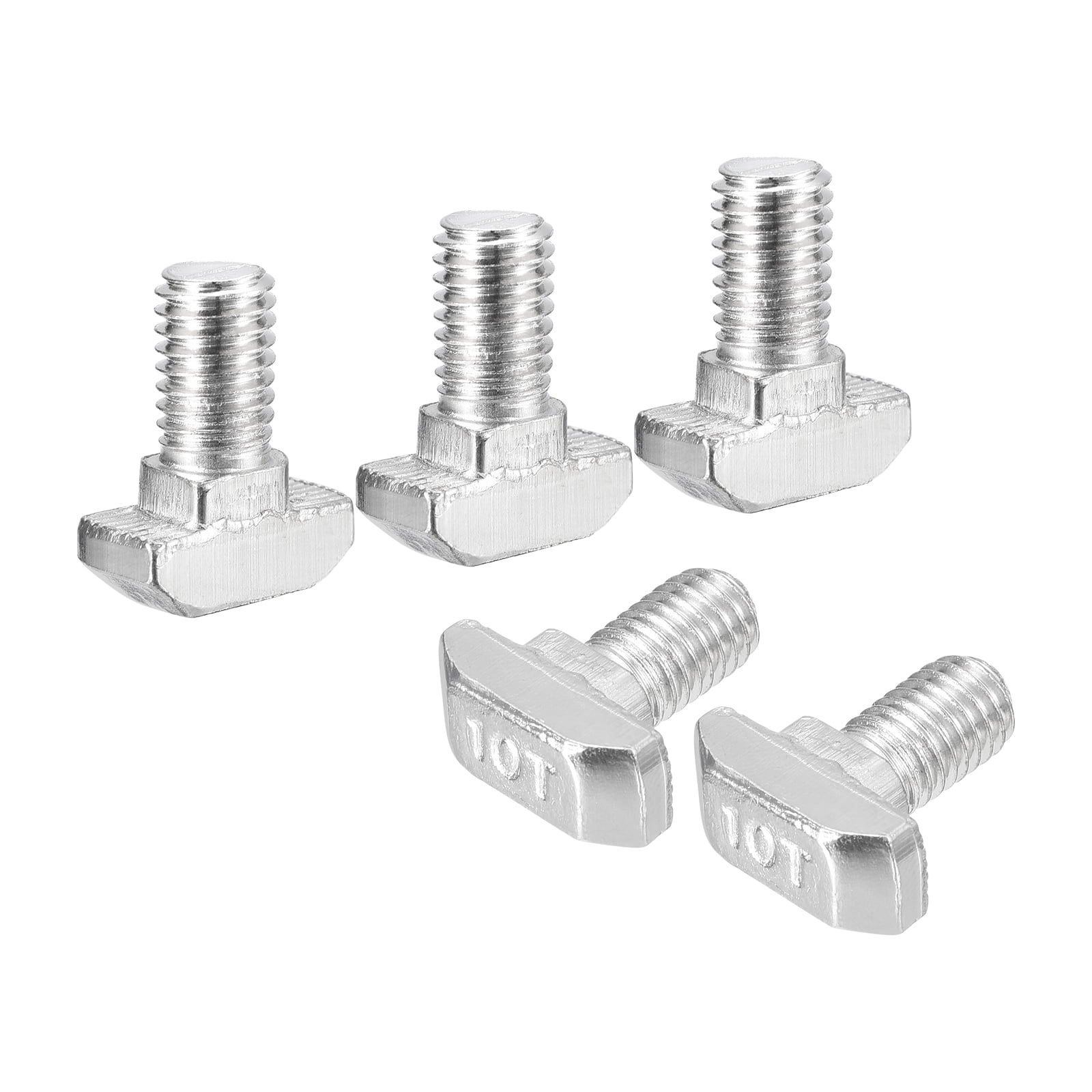 Uxcell M8x16mm T Slot Drop-in Bolt, 20Pack Hammer Head T-Bolt T Shape ...
