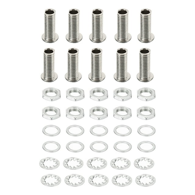 Uxcell M8x19mm Round Head Hollow Screw Bolts Through Hole Bolt ...