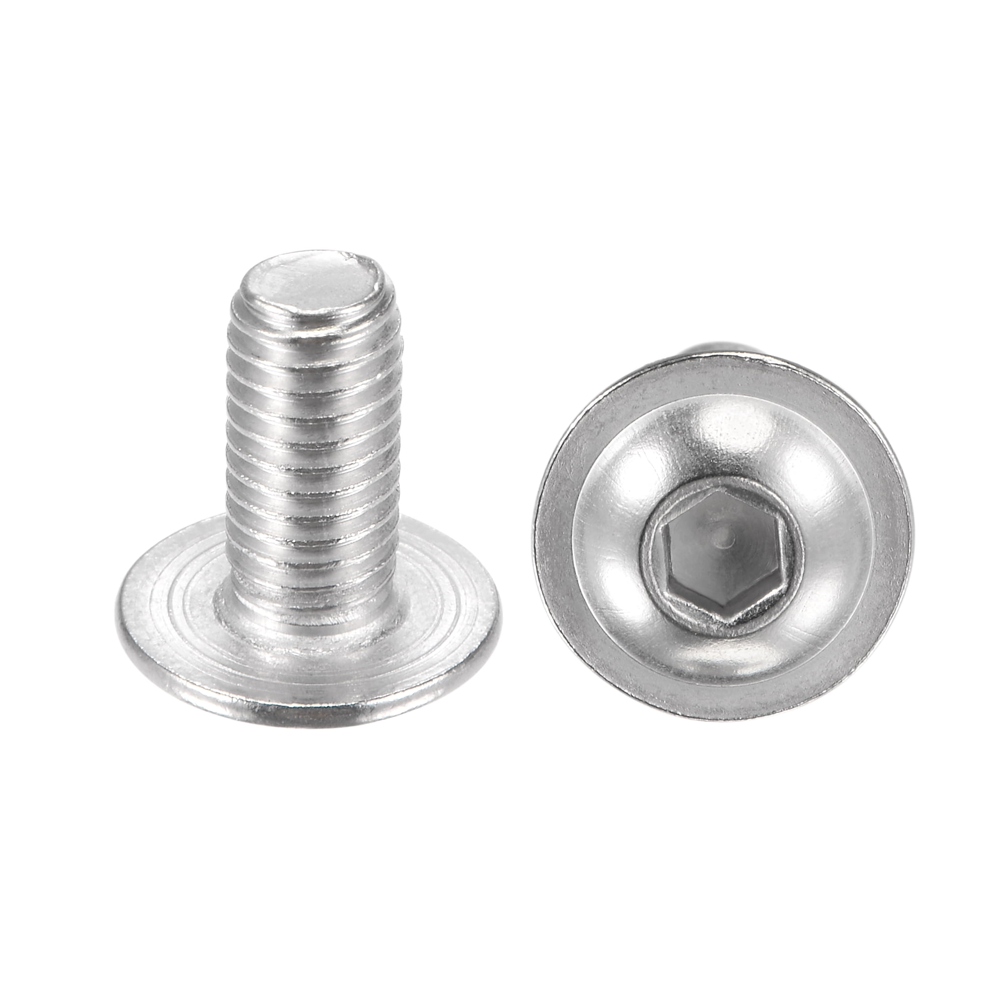 Uxcell M8x20mm 304 Stainless Steel Flanged Button Head Socket Cap ...
