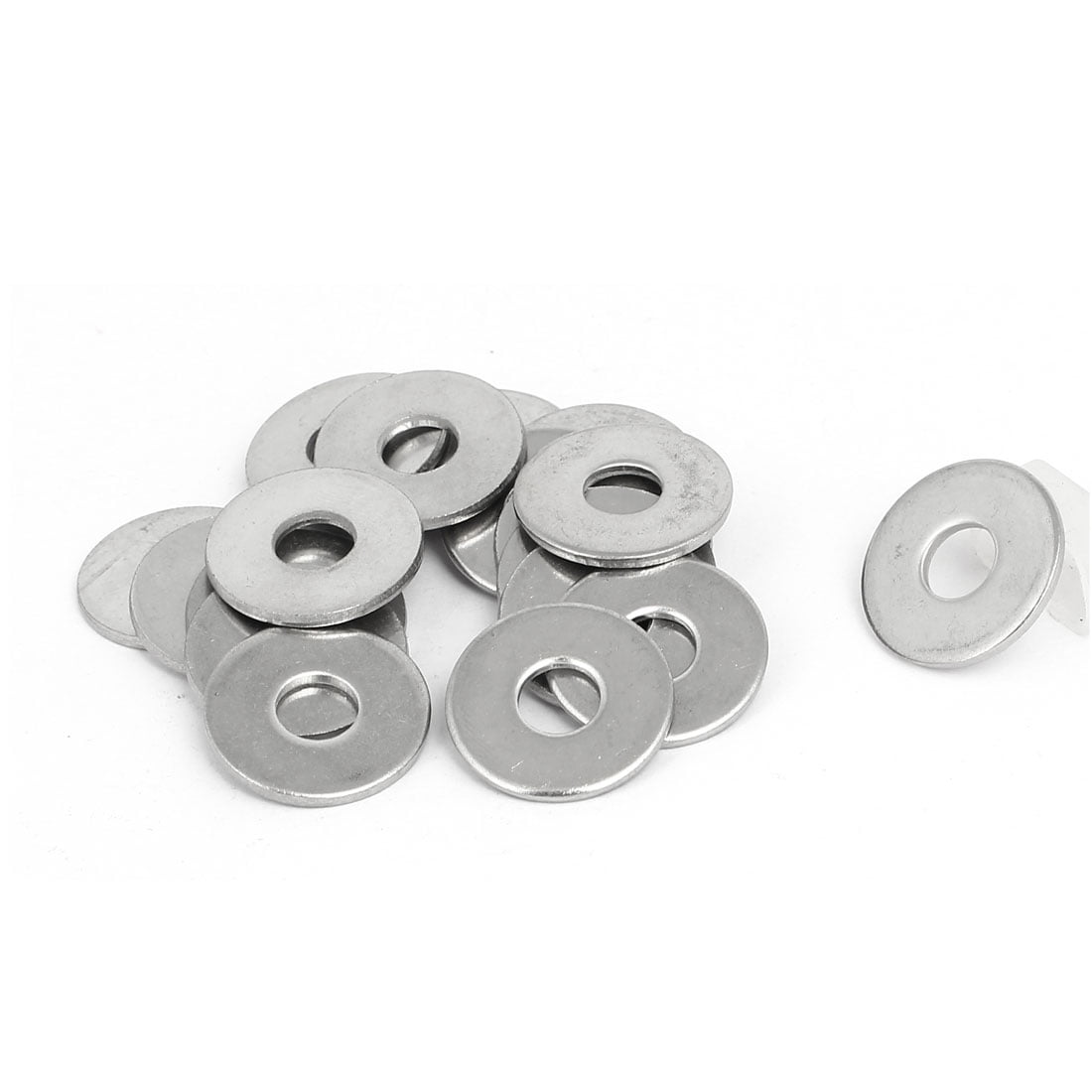 Uxcell M8x24mmx2mm 316 Stainless Steel Flat Washers Gasket Fastener (20 ...