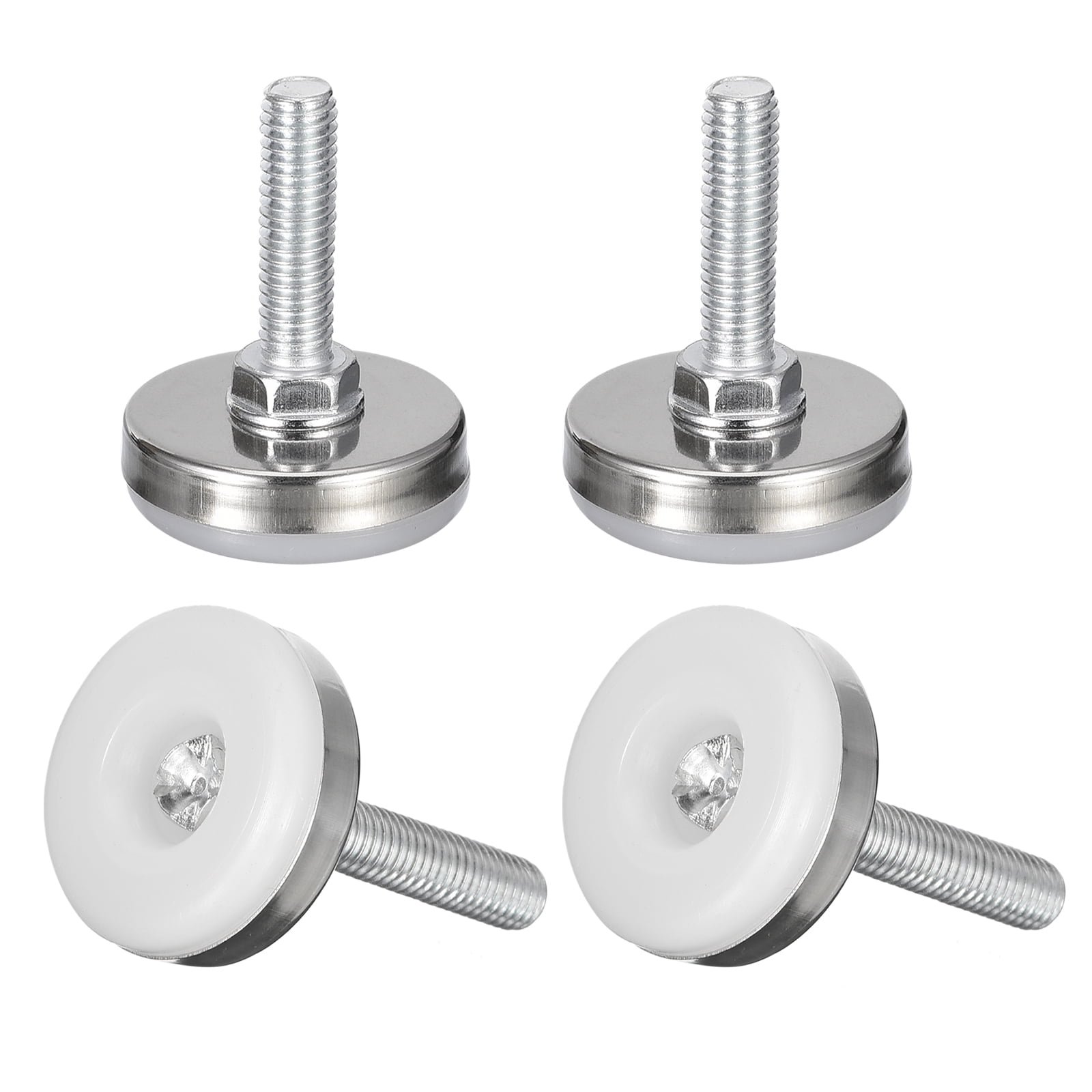 Uxcell M8x35x30mm Thread Adjustable Furniture Levelers Screw 4Pcs Screw ...