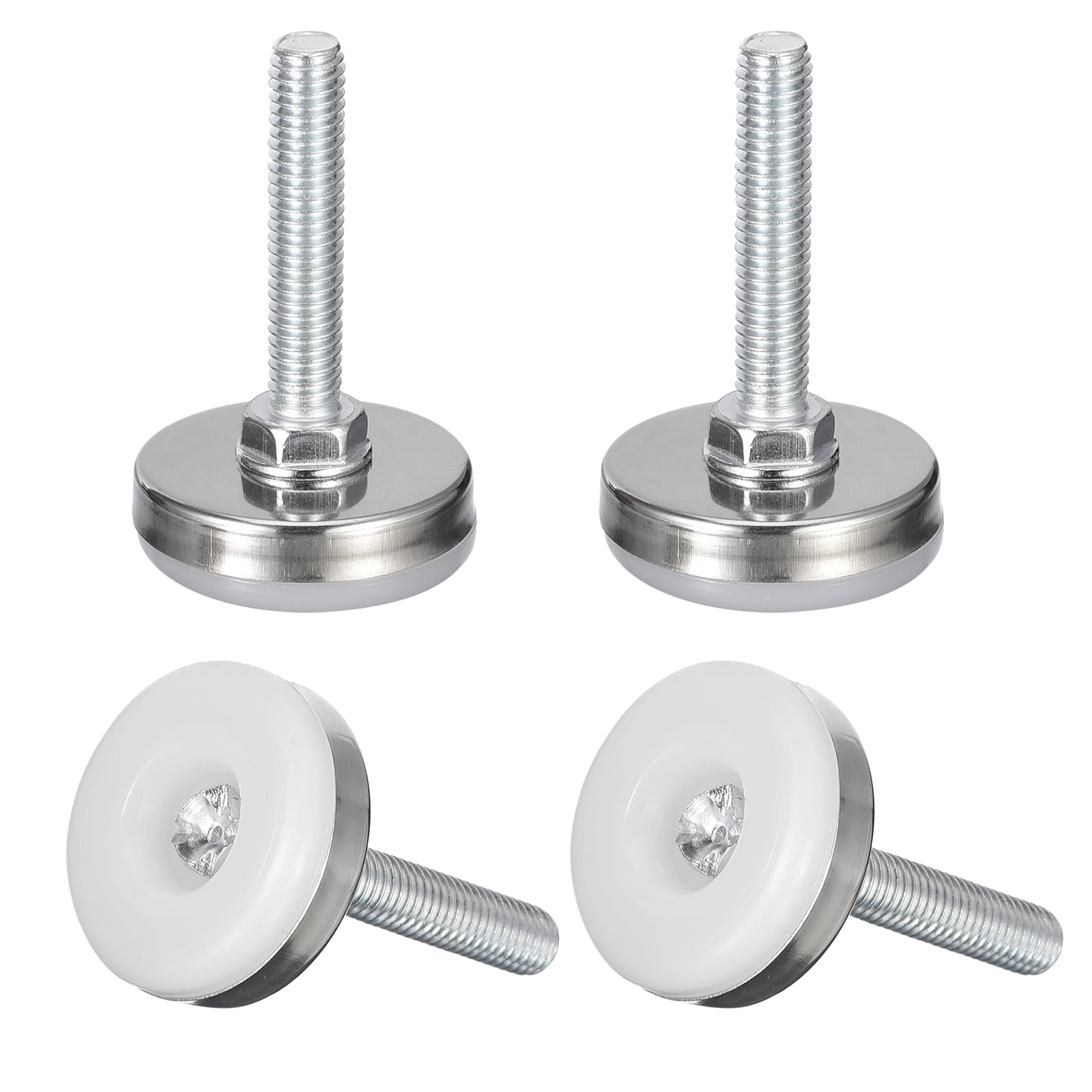 Uxcell M8x35x40mm Thread Adjustable Furniture Levelers Screw 4Pcs Screw ...