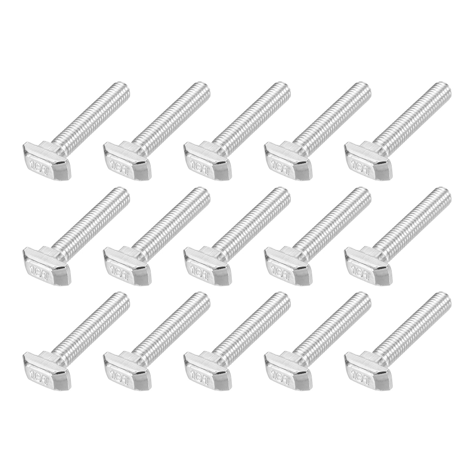 Uxcell M8x45 Hammer Head Bolt T Slot Drop in Bolt Hammer Head Bolts ...