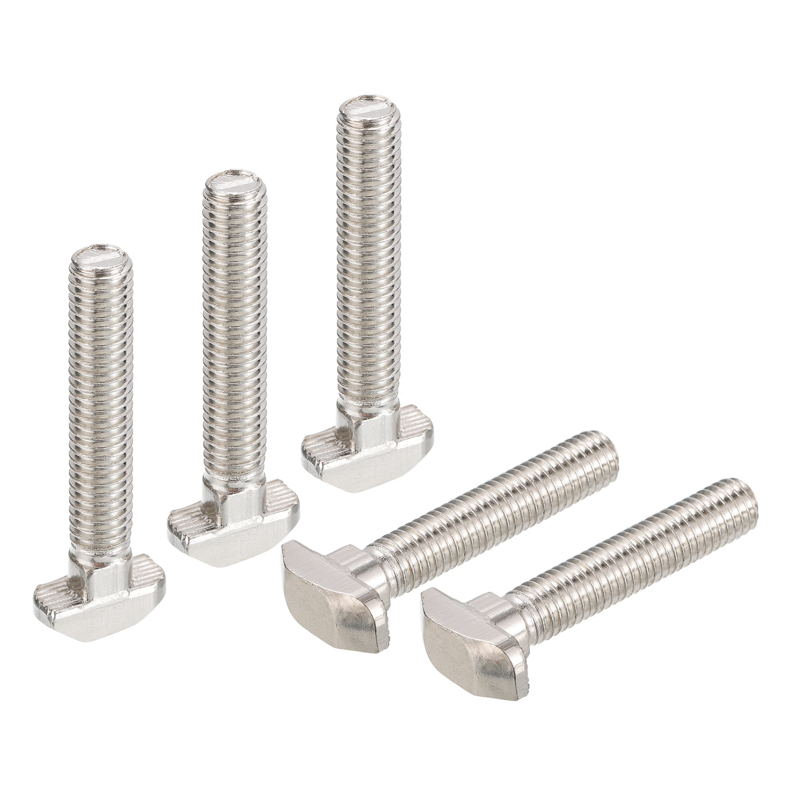 Uxcell M8x45mm T Slot Drop in Bolt, 15 Pack Hammer Head T Bolt T Shape ...