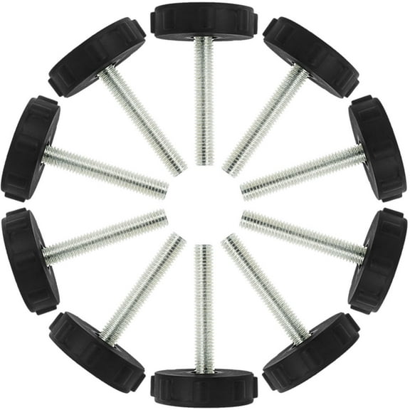 M8 x 10 x 22mm Furniture Glide Leveling Feet Adjustable Leveler Floor ...