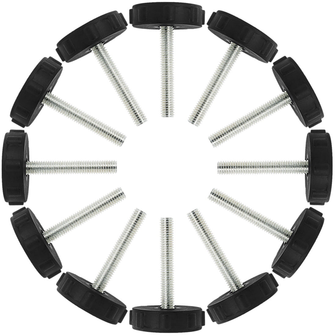Uxcell M8x50x40mm Furniture Glide Leveling Feet Adjustable Leveler ...
