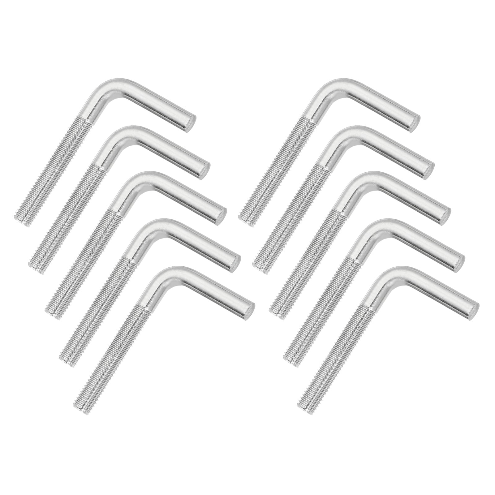 Uxcell M8x60mm 7/L-Shaped Right Angle Bolt Screw, 304 Stainless Steel L ...