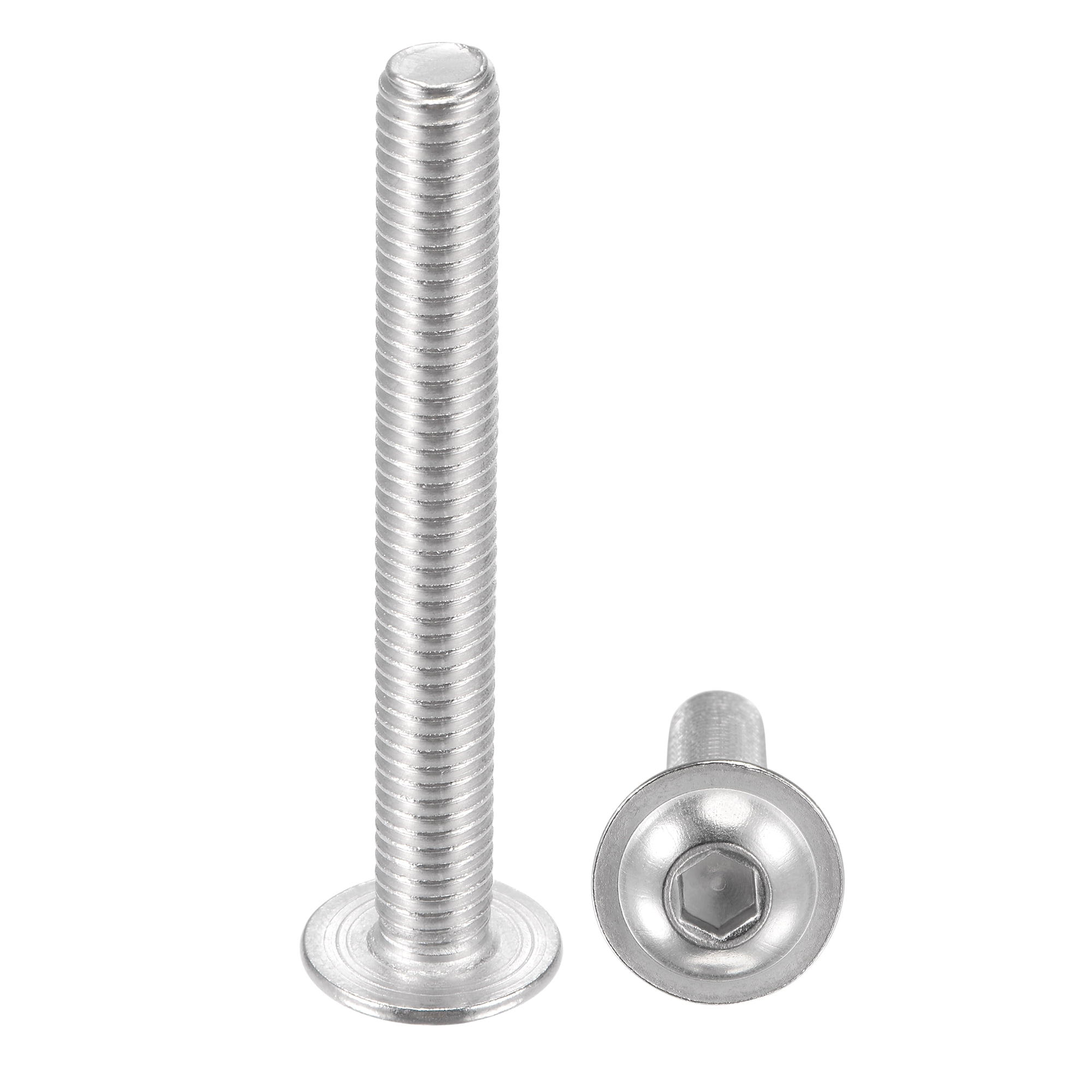 Uxcell M8x65mm 304 Stainless Steel Flanged Button Head Socket Cap ...
