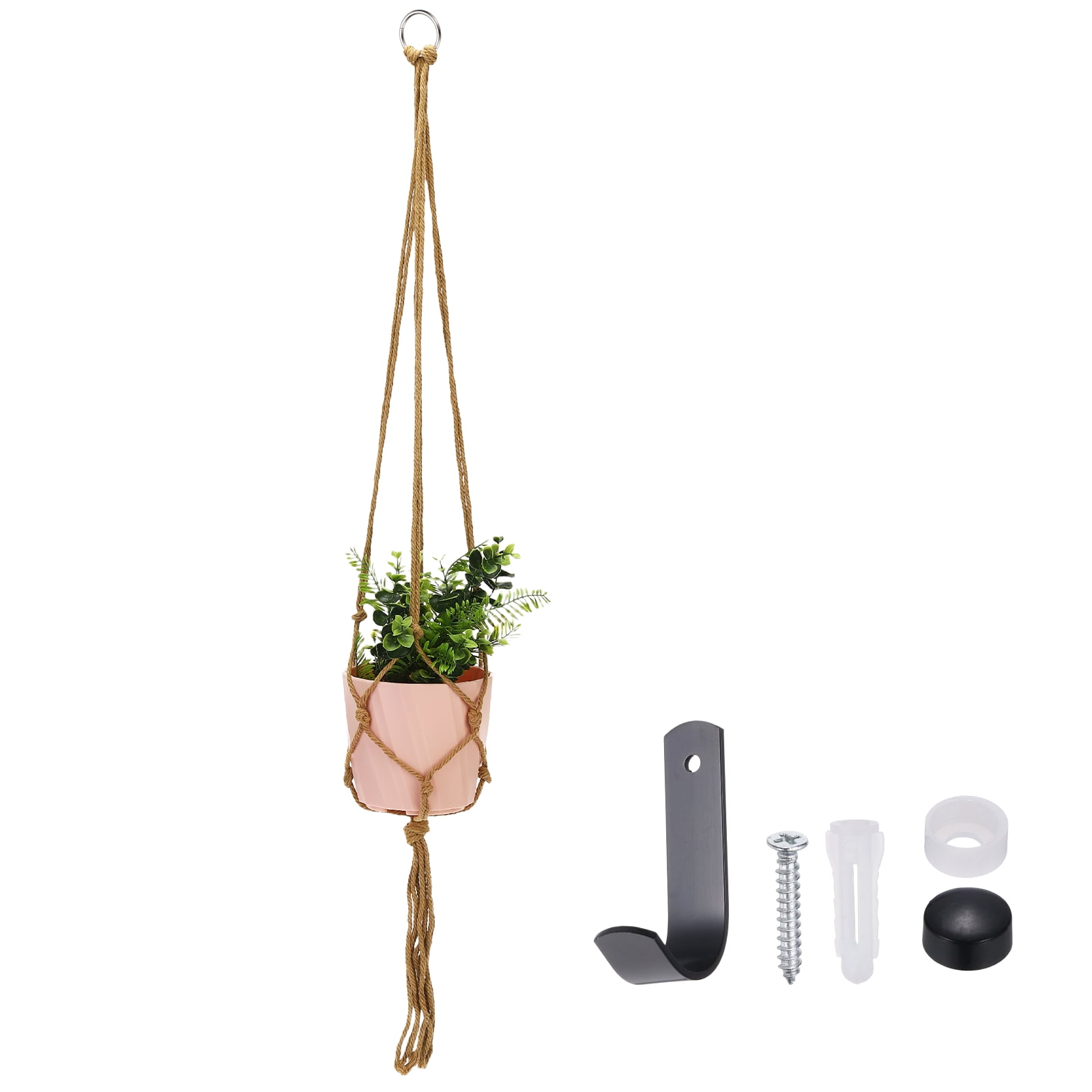 Uxcell Macrame Plant Hanger, 41 Inch Plant Hanger Indoor Outdoor ...