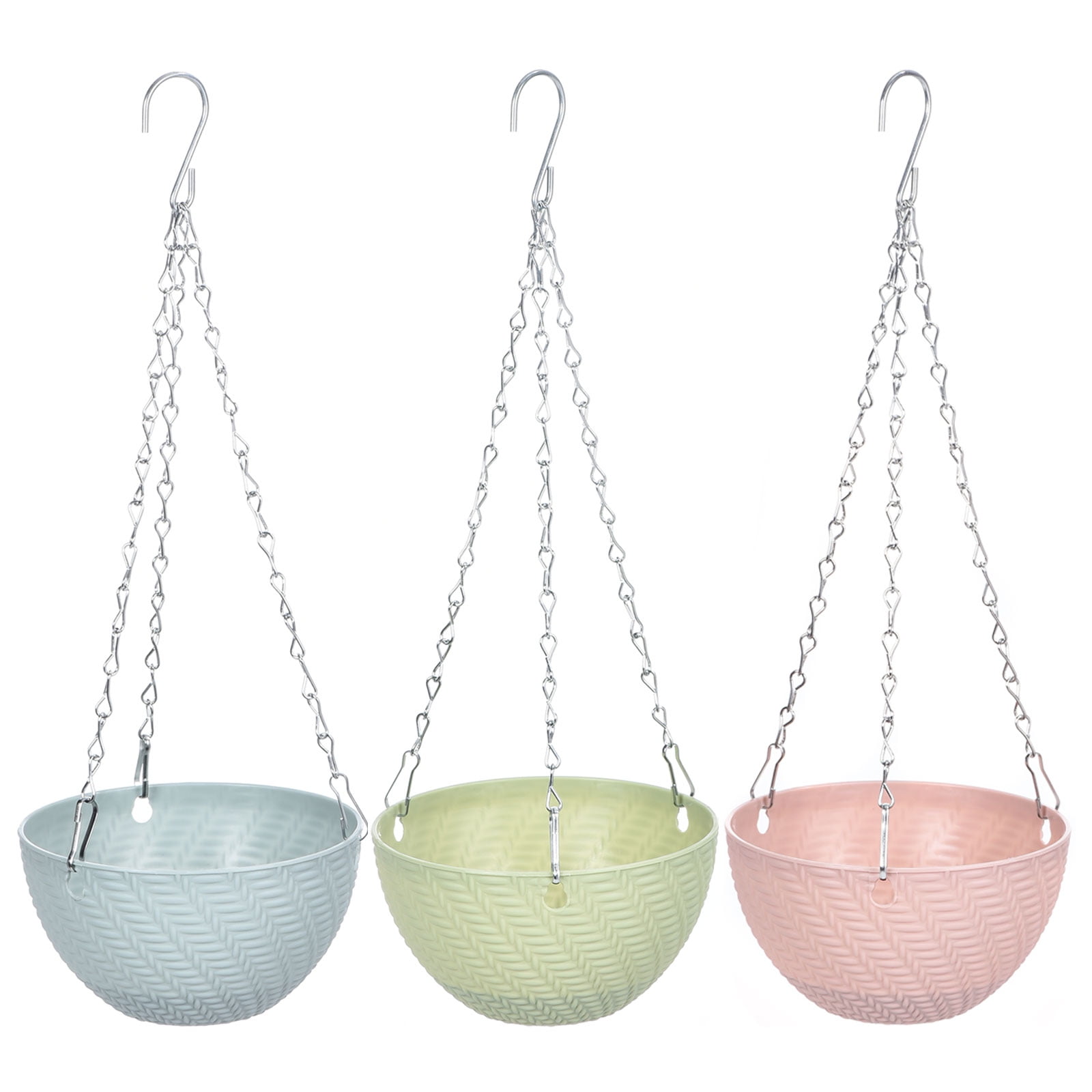 Uxcell Macrame Plant Hanger, Rope Flower Pot Hanging Indoor Planter ...