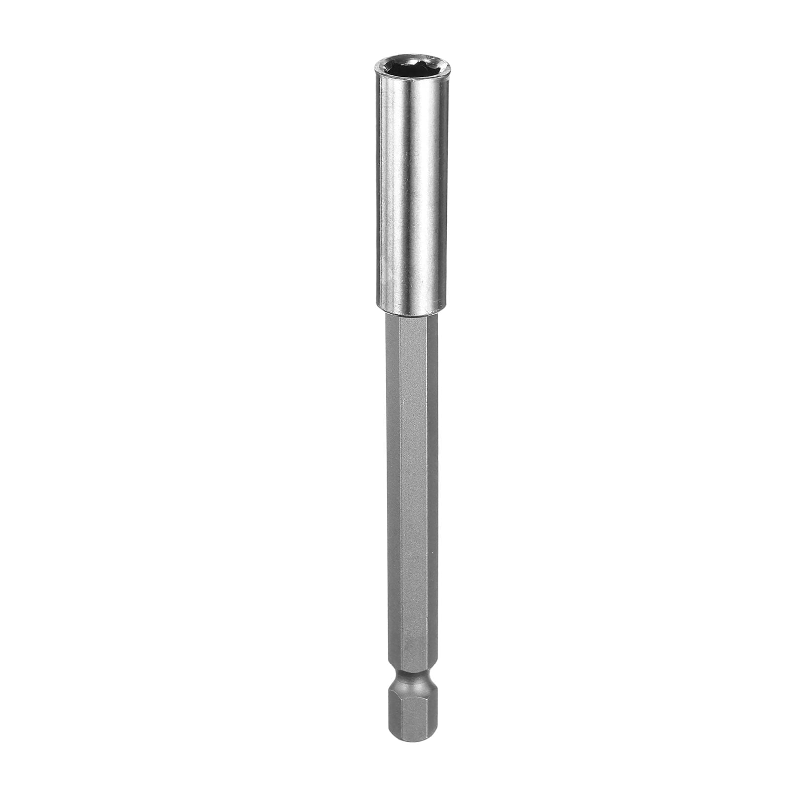 Uxcell Magnetic Bit Holder 4" Length 1/4" Hex Shank Stainless Steel ...