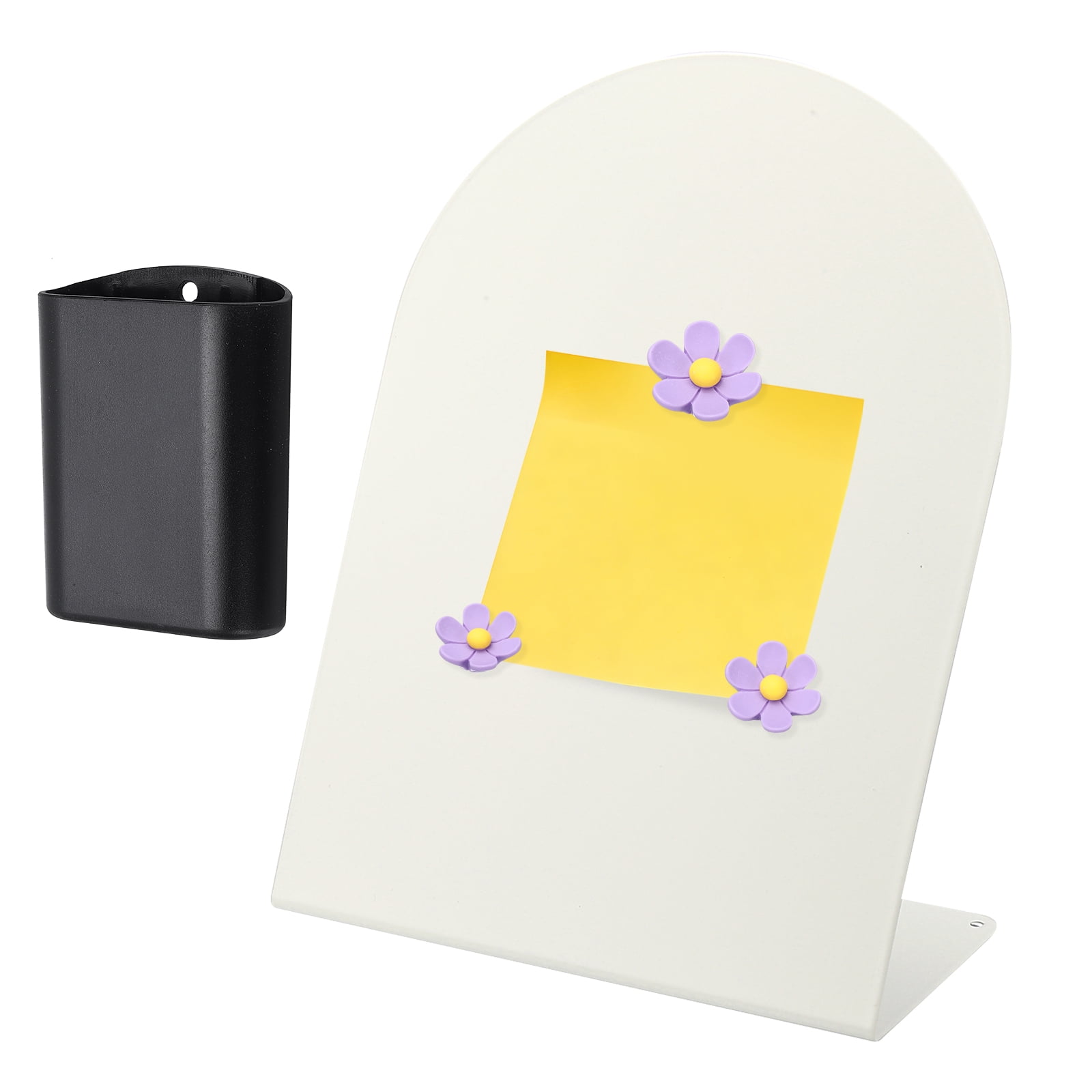 Uxcell Magnetic Bulletin Board, Memo Magnet Display Stand Board with 3 ...