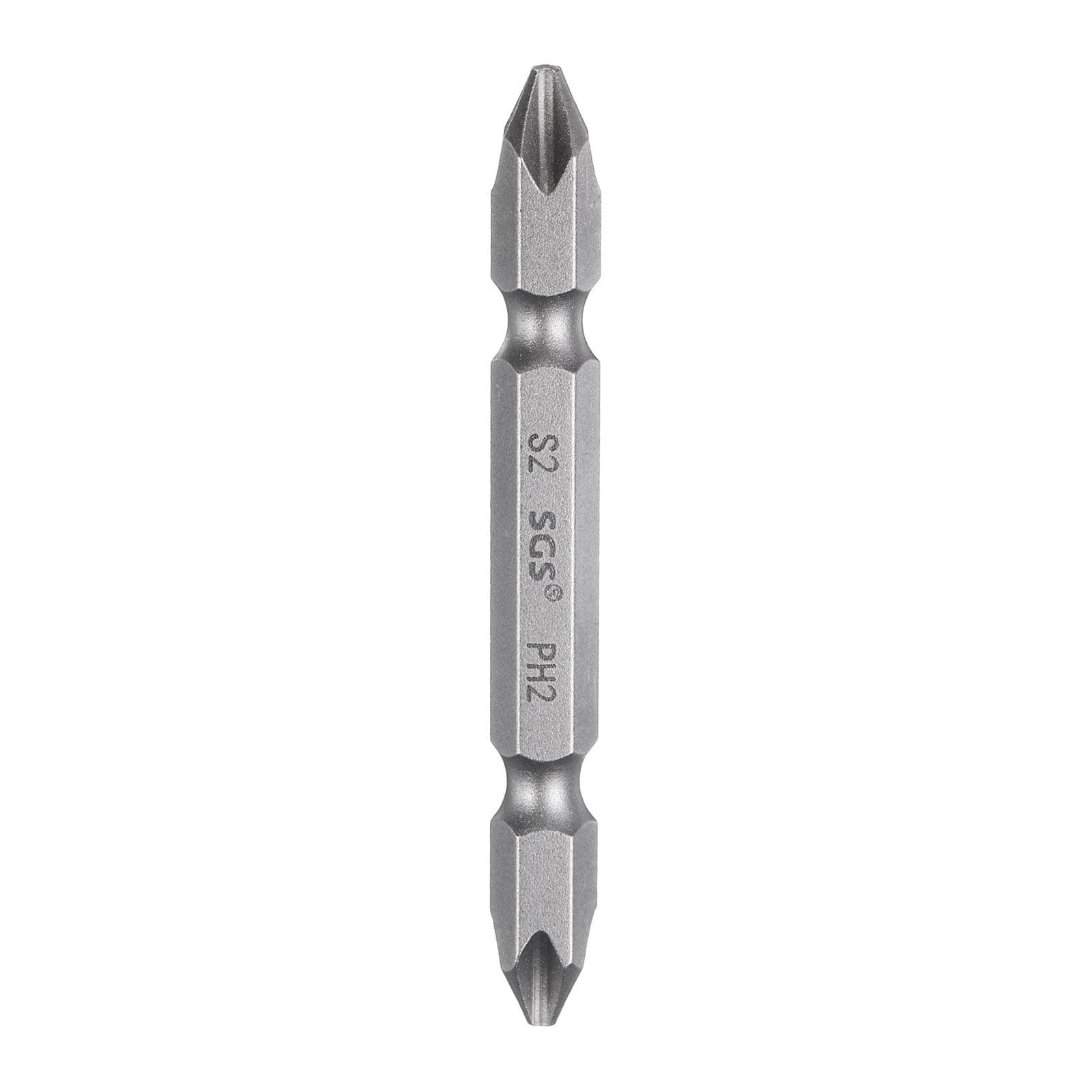 Uxcell Magnetic Double Ended Screwdriver Bit 6.35mm PH2 2.56" Length 1/ ...