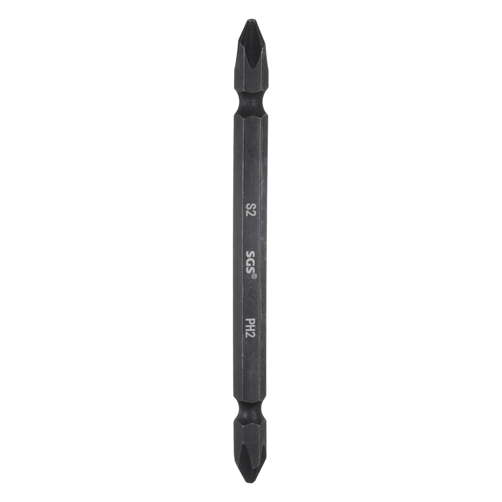 Uxcell Magnetic Double Ended Screwdriver Bit 6.35mm PH2 4" Length 1/4 ...