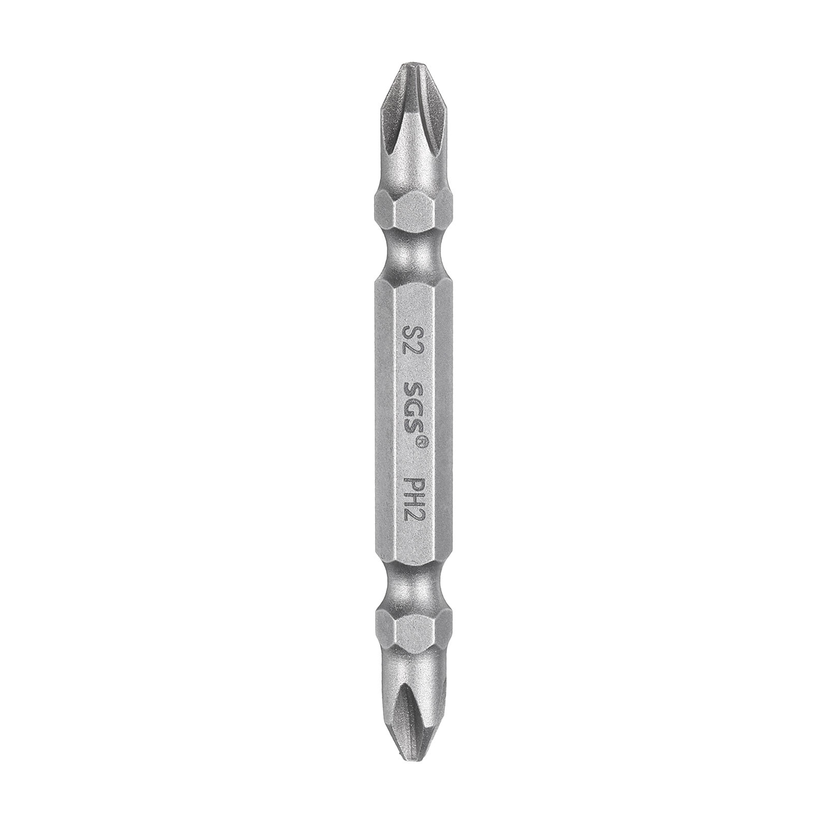 Uxcell Magnetic Double Ended Screwdriver Bit 6mm PH2 2.56" Length 1/4 ...