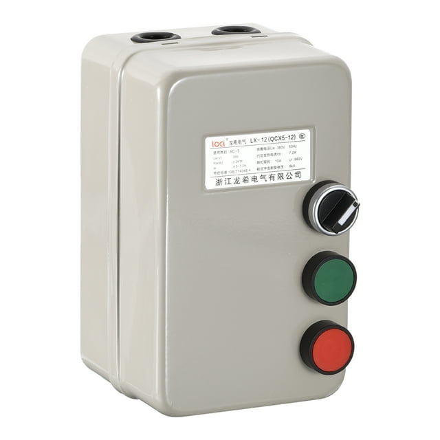 Uxcell Magnetic Electric Motor Starter 380V 2.2KW 3HP, 3 Phase Magnetic ...