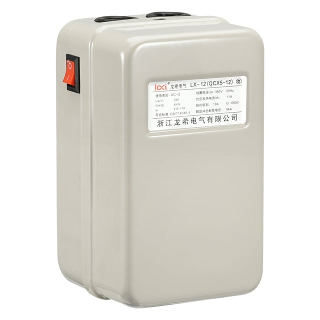 Uxcell Magnetic Electric Motor Starter, 380V 4KW 5HP, 3 Phase Magnetic ...