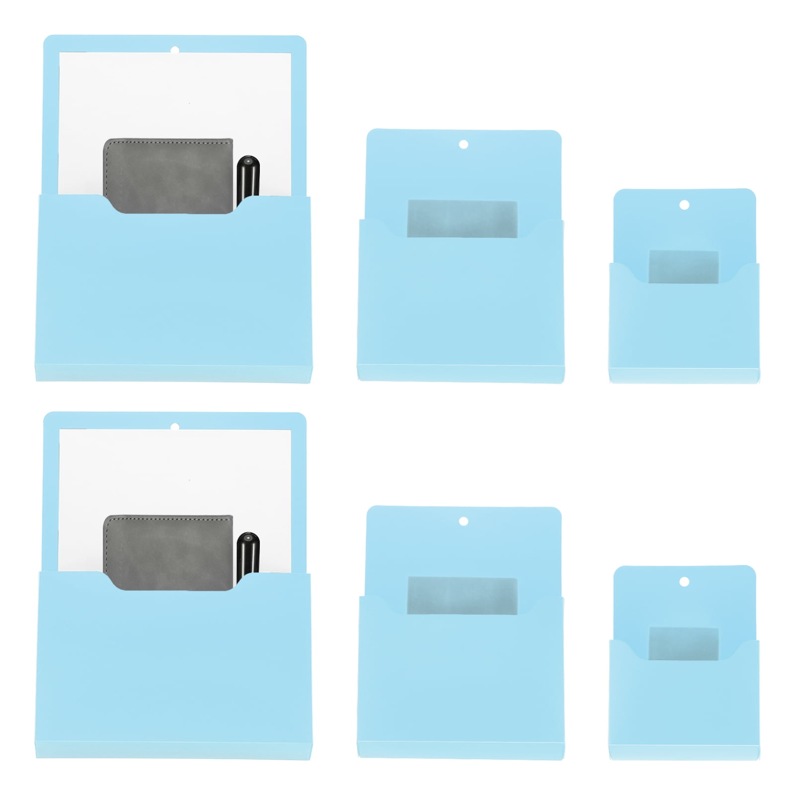 Uxcell Magnetic File Holder, 6 Pack Uxcell Magnetic Wall Holder ...