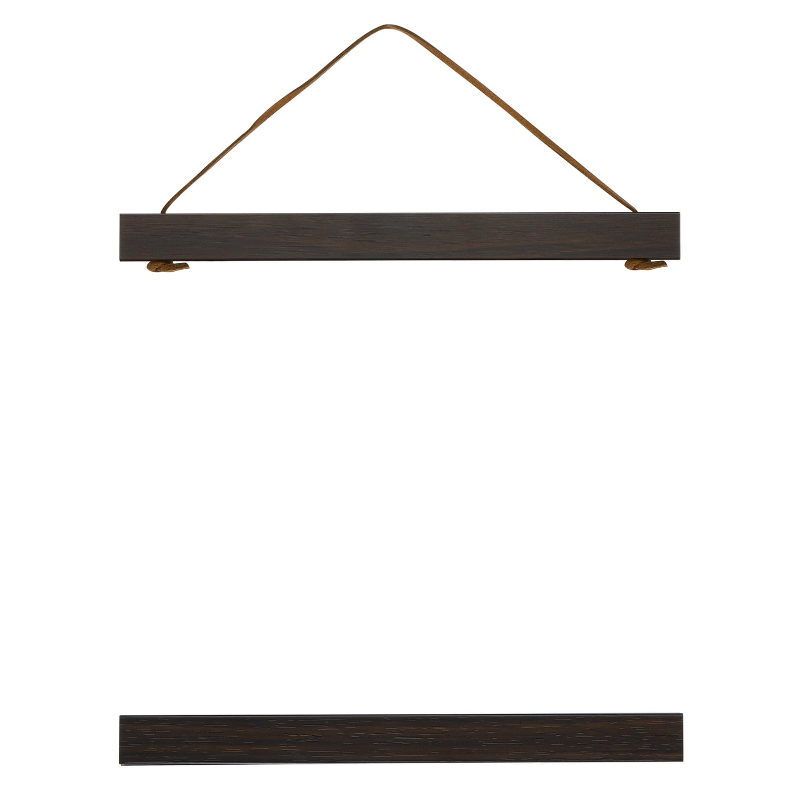 Uxcell Magnetic Poster Hanger Frame, 10 Inch Wide Wood Hangers Magnet ...