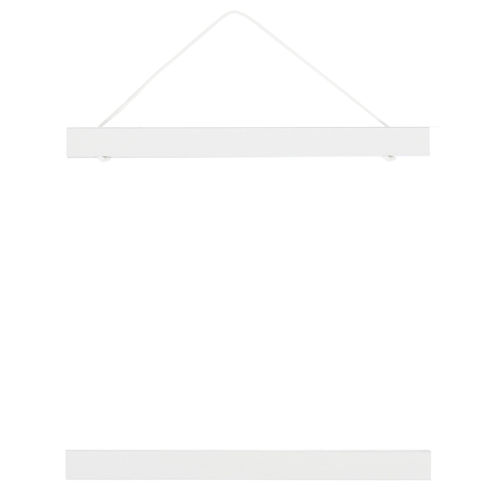 Uxcell Magnetic Poster Hanger Frame, 12 Inch Wide Wood Hangers Magnet ...