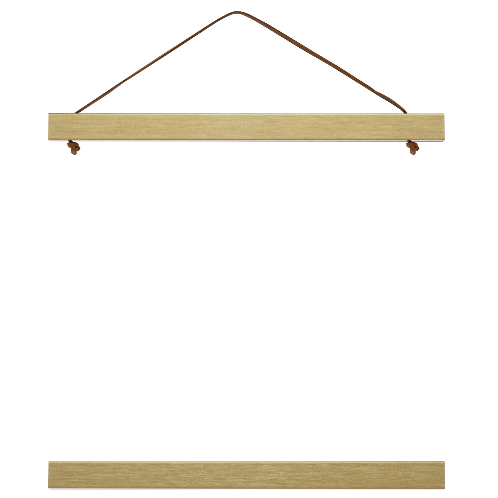 Uxcell Magnetic Poster Hanger Frame, 16 Inch Wide Wood Hangers Magnet ...