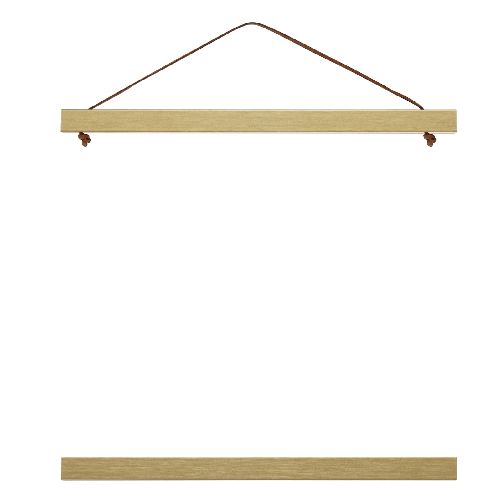 Uxcell Magnetic Poster Hanger Frame, 20 Inch Wide Wood Hangers Magnet ...