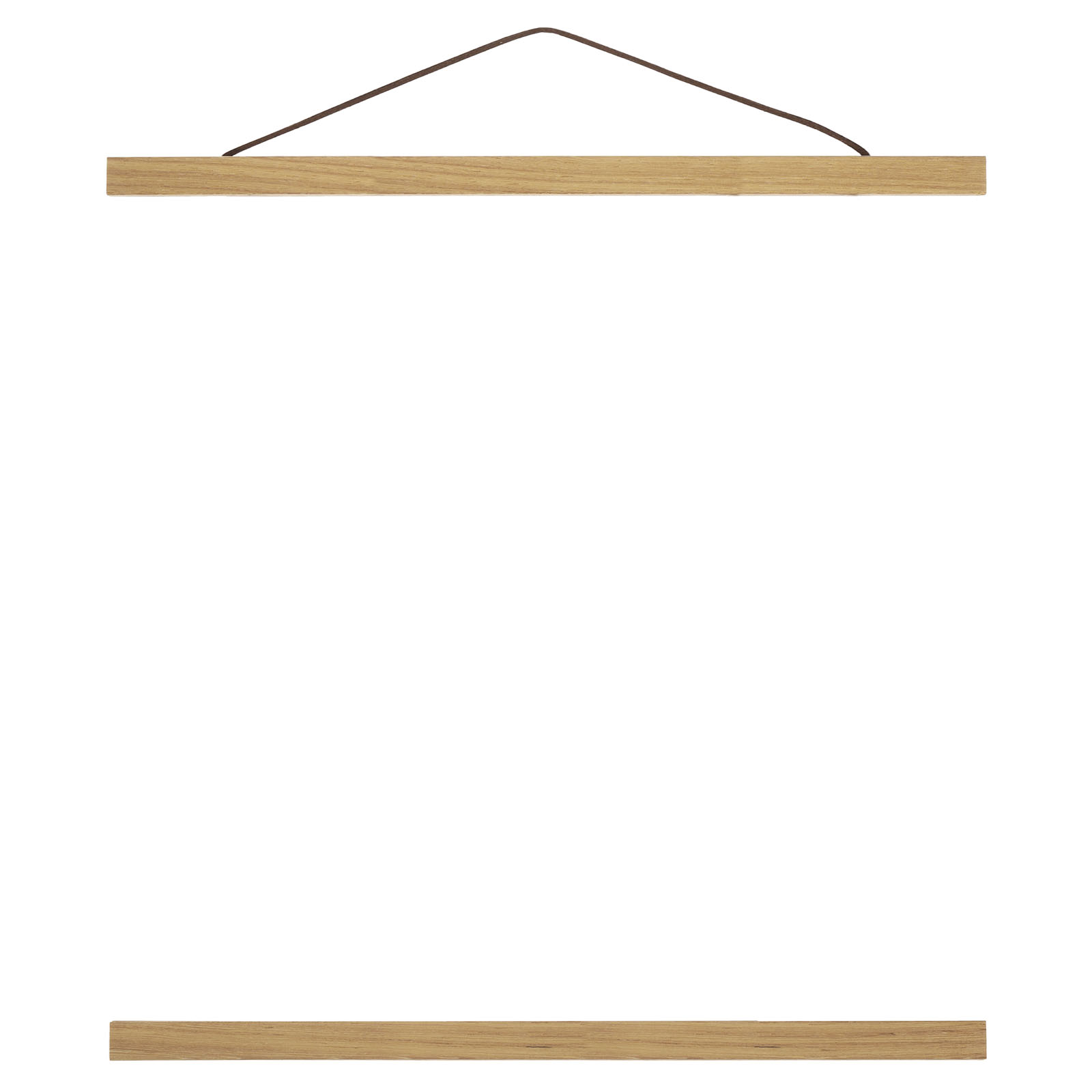 Uxcell Magnetic Poster Hanger Frame, 20 Inch Wood Hangers Magnet ...