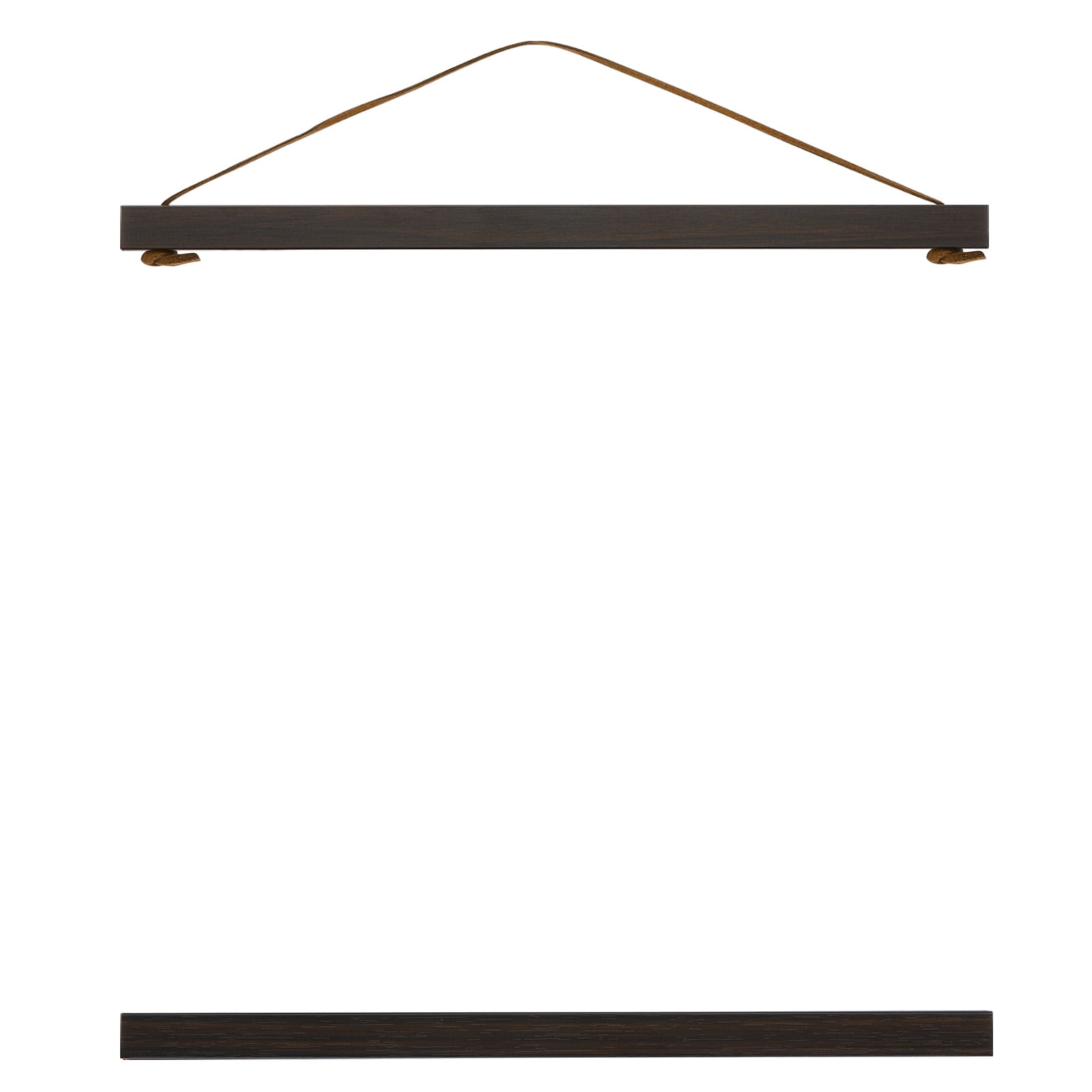 Uxcell Magnetic Poster Hanger Frame, 22 Inch Wide Wood Hangers Magnet ...