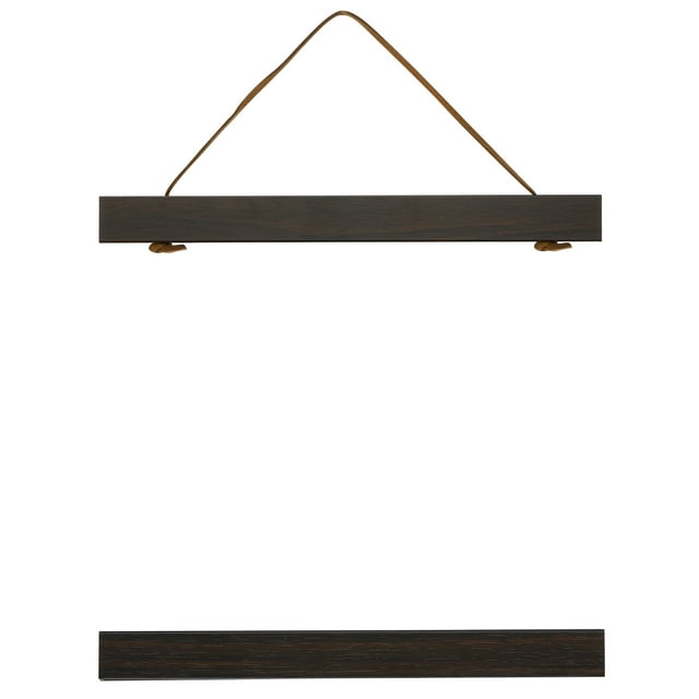 Uxcell Magnetic Poster Hanger Frame, 8 Inch Wide Wood Hangers Magnet ...